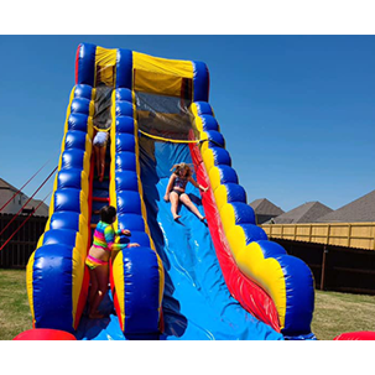 20ft Red Express Wet/dry Slide - PRI, PIKE ROAD INFLATABLES LLC